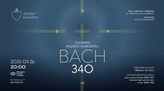 Papildomas koncertas „BACH 340“