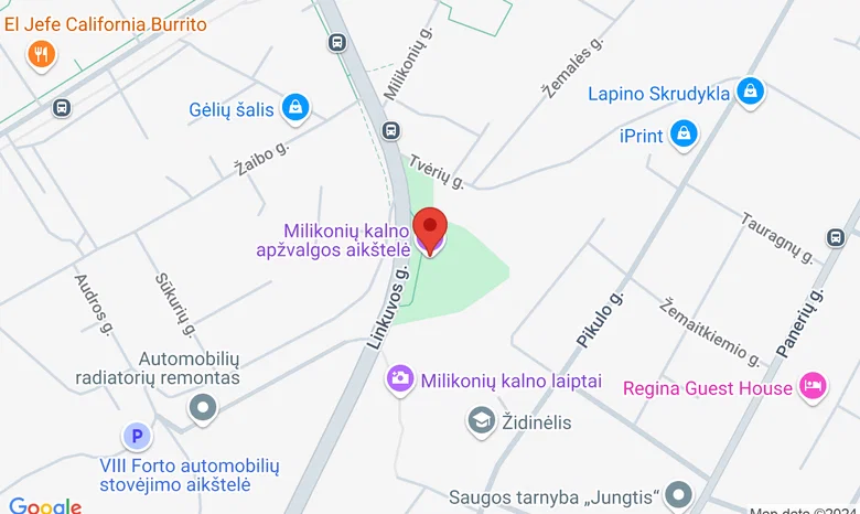 Milikonių kalno apžvalgos aikštelė Kaune - kaveikti.lt