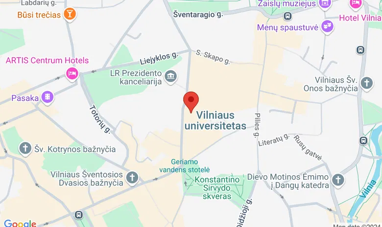 Universiteto gatvė 3, Vilnius Vilniuje